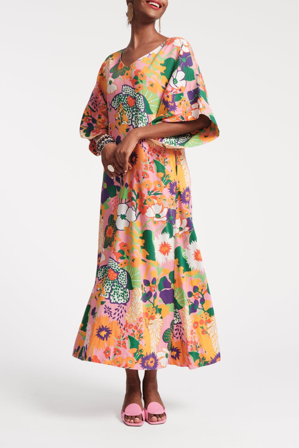 Frances Valentine Fin and Tonic Maxi Dress Botanical Bash | Nordstrom
