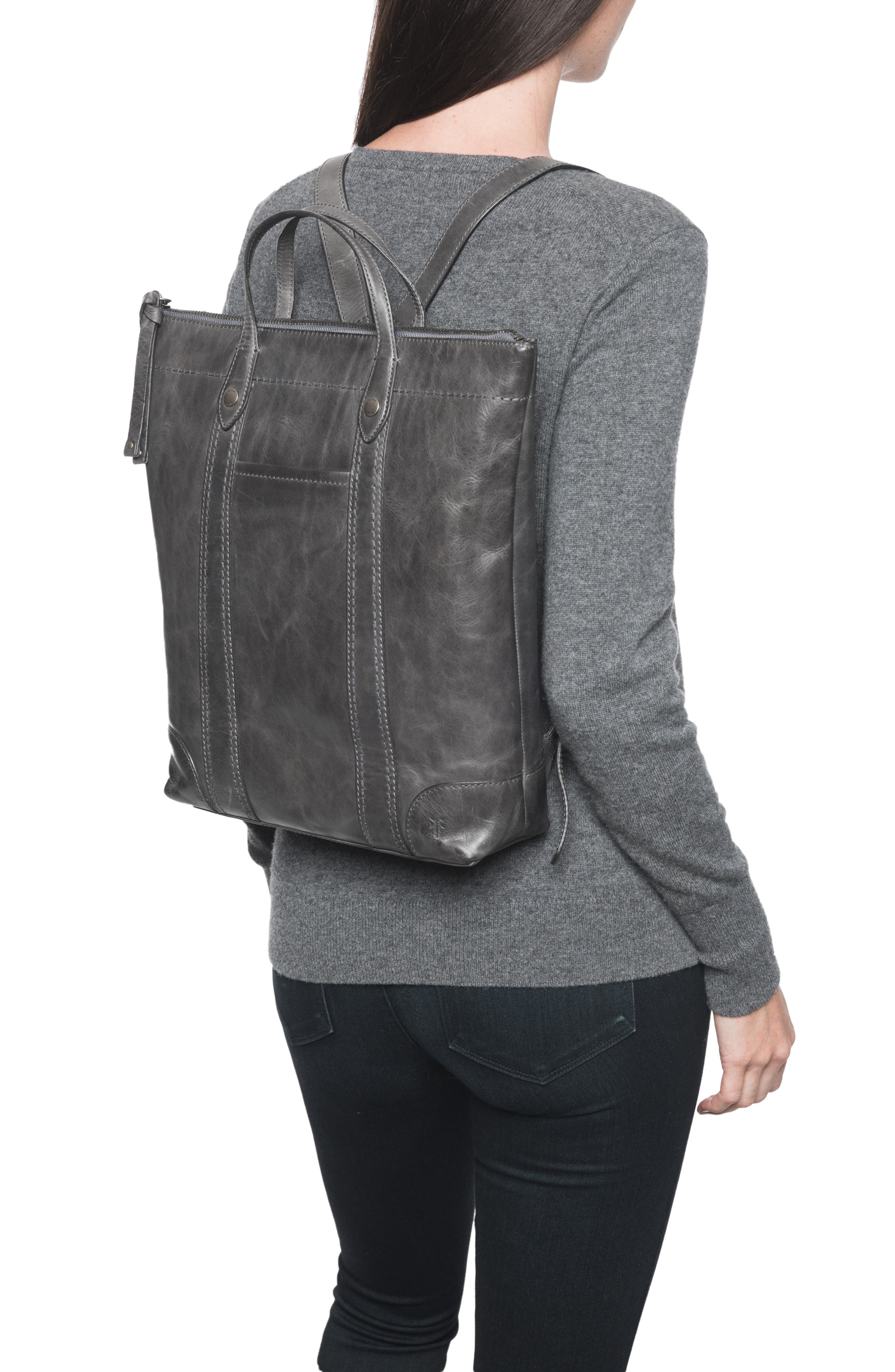 Frye Melissa Zip Leather Backpack | Nordstromrack