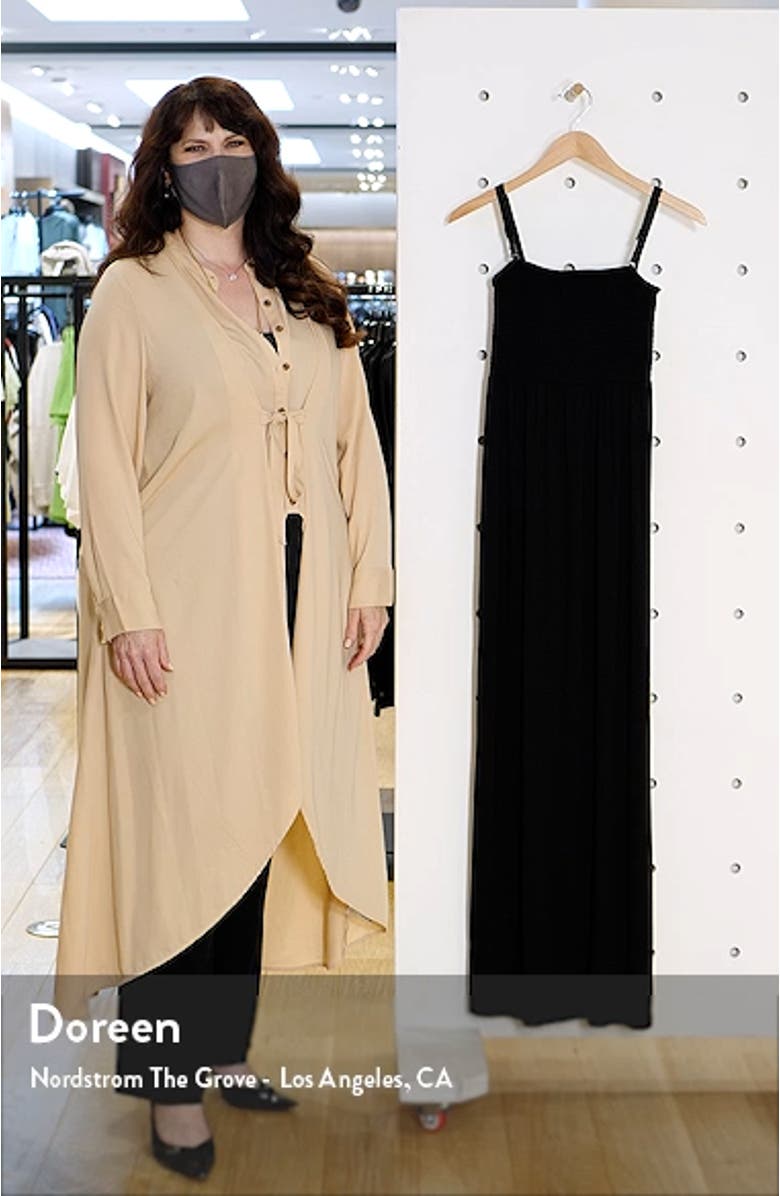 Favorite Daughter The Apartment Smocked Bodice Knit Maxi Dress | Nordstrom