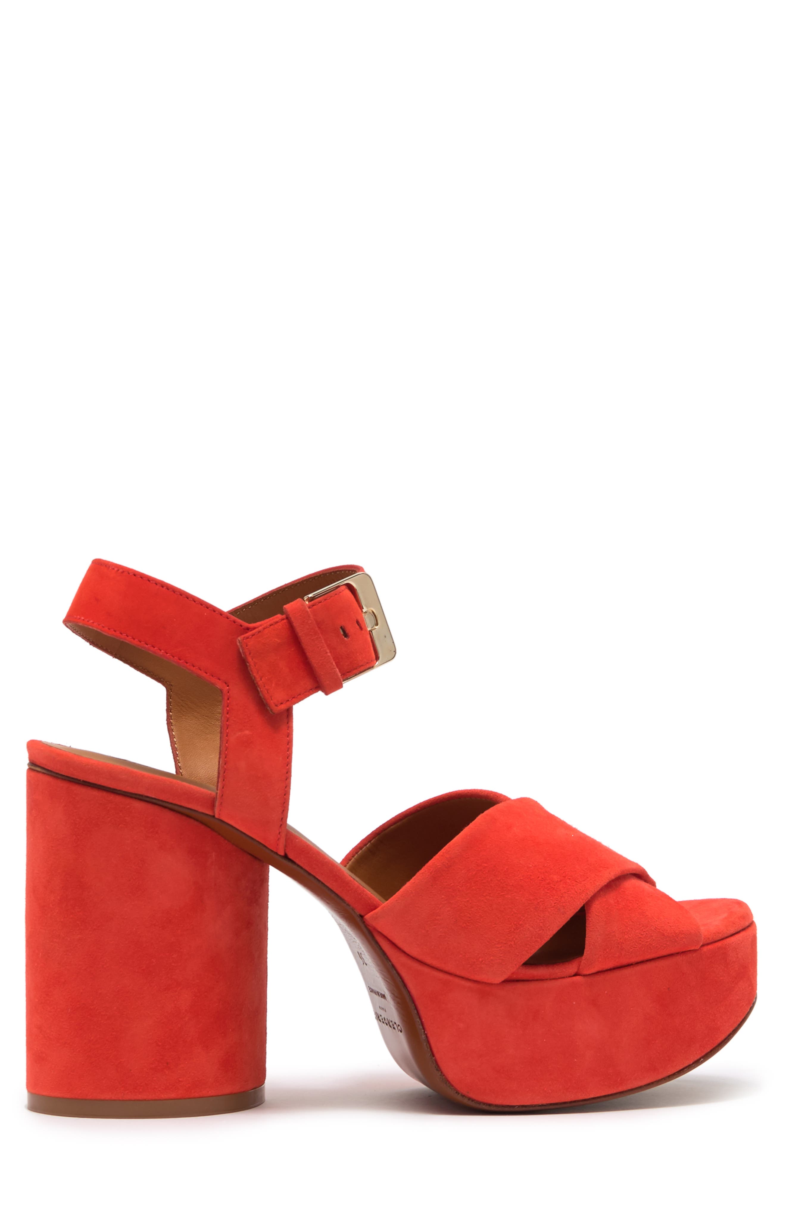 Robert Clergerie Vianne Suede Platform Sandal | Nordstromrack
