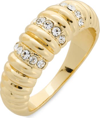 Covet Crystal Textured Band | Nordstromrack