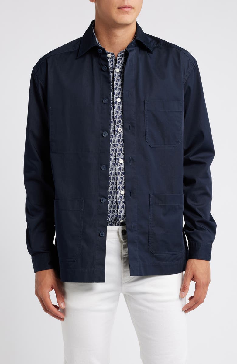 BOSS Cory Stretch Cotton Blend Button-Up Work Shirt | Nordstromrack