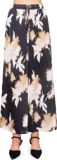MELLODAY Satin Wide Leg Pants | Nordstromrack