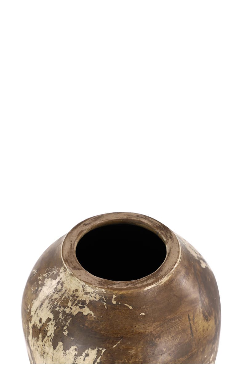 SONOMA SAGE HOME Large Beige & Brown Handmade Ceramic Floor Vase with ...
