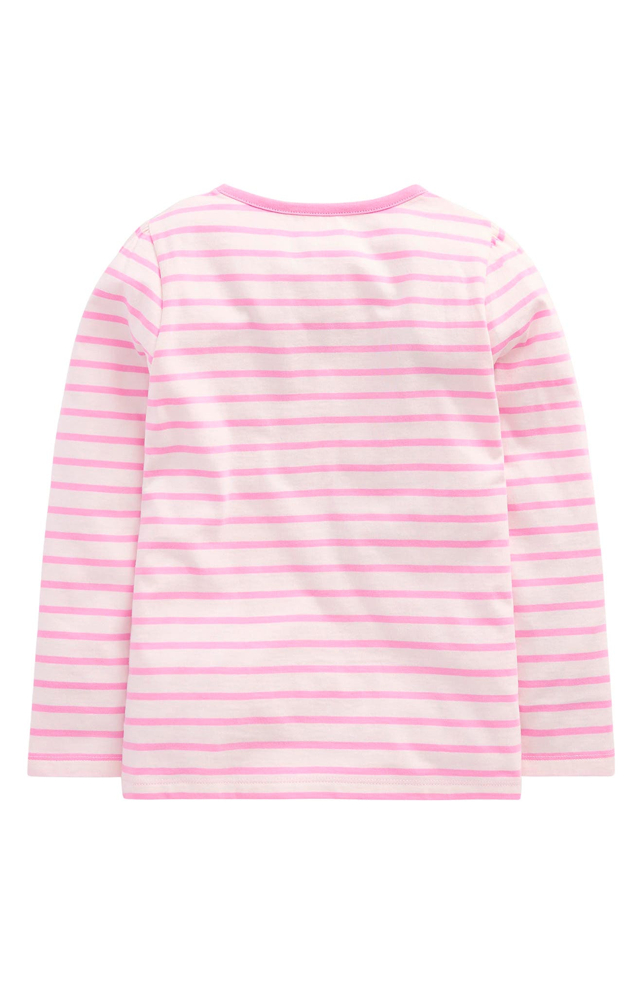 Mini Boden Kids' Puff Sleeve Appliqué T-Shirt | Nordstrom