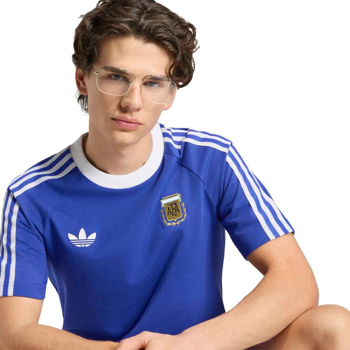adidas Men's adidas Blue Argentina National Team Originals T-Shirt ...