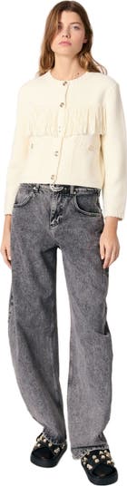 maje Fringed cardigan | Nordstrom