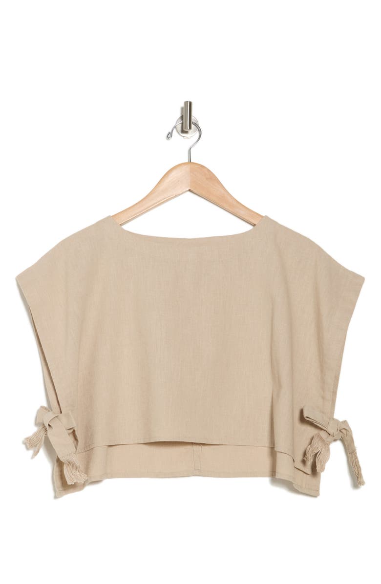 Elan Side Tie Cover-Up Crop Top | Nordstromrack