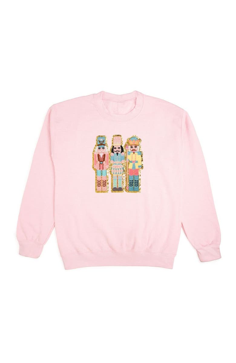 Sweet Wink Nutcracker Patch Christmas Adult Sweatshirt | Nordstrom