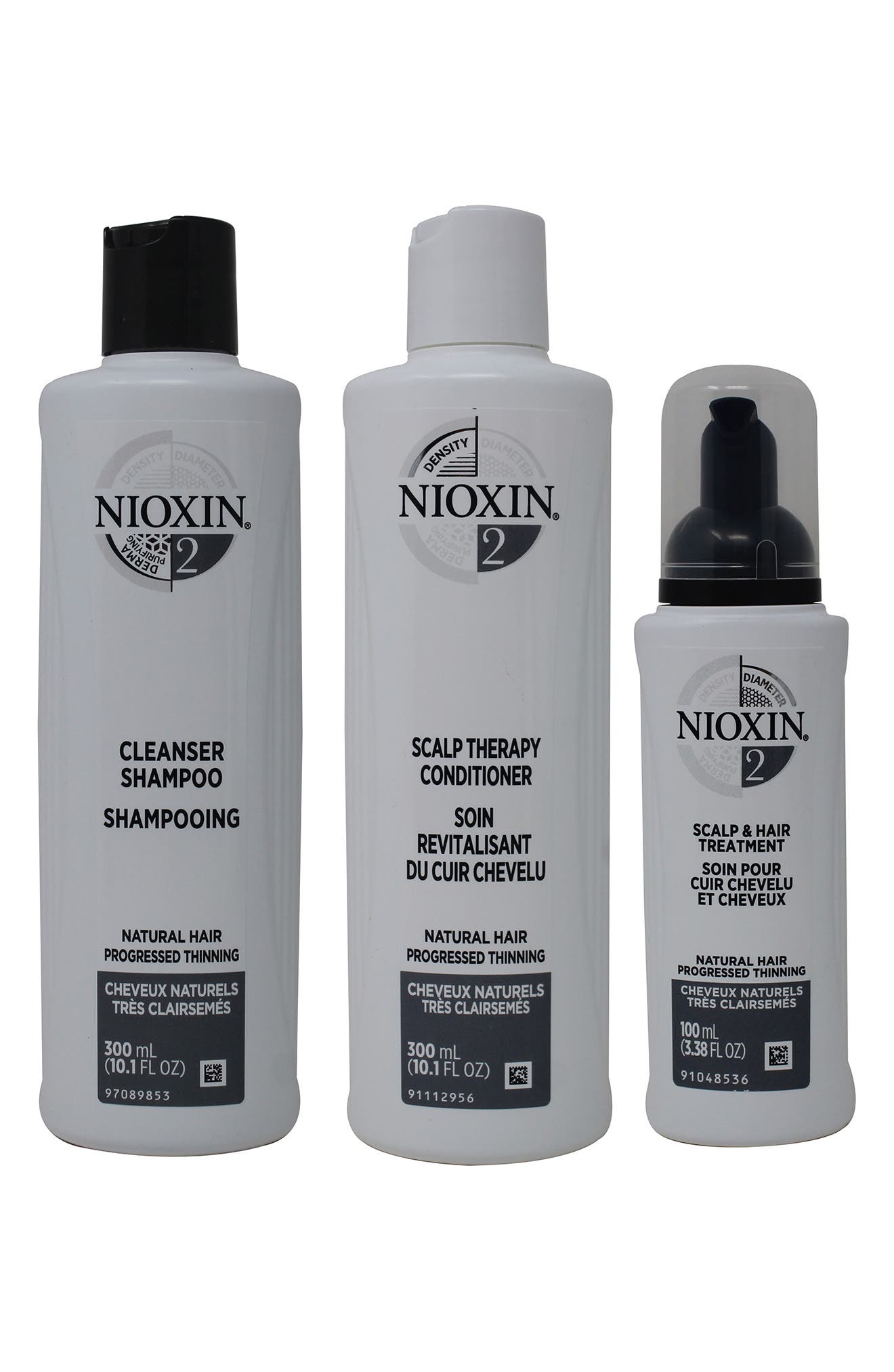 NIOXIN 3-Piece Hair Care Kit System 2 Set - Fine/Normal to Light ...