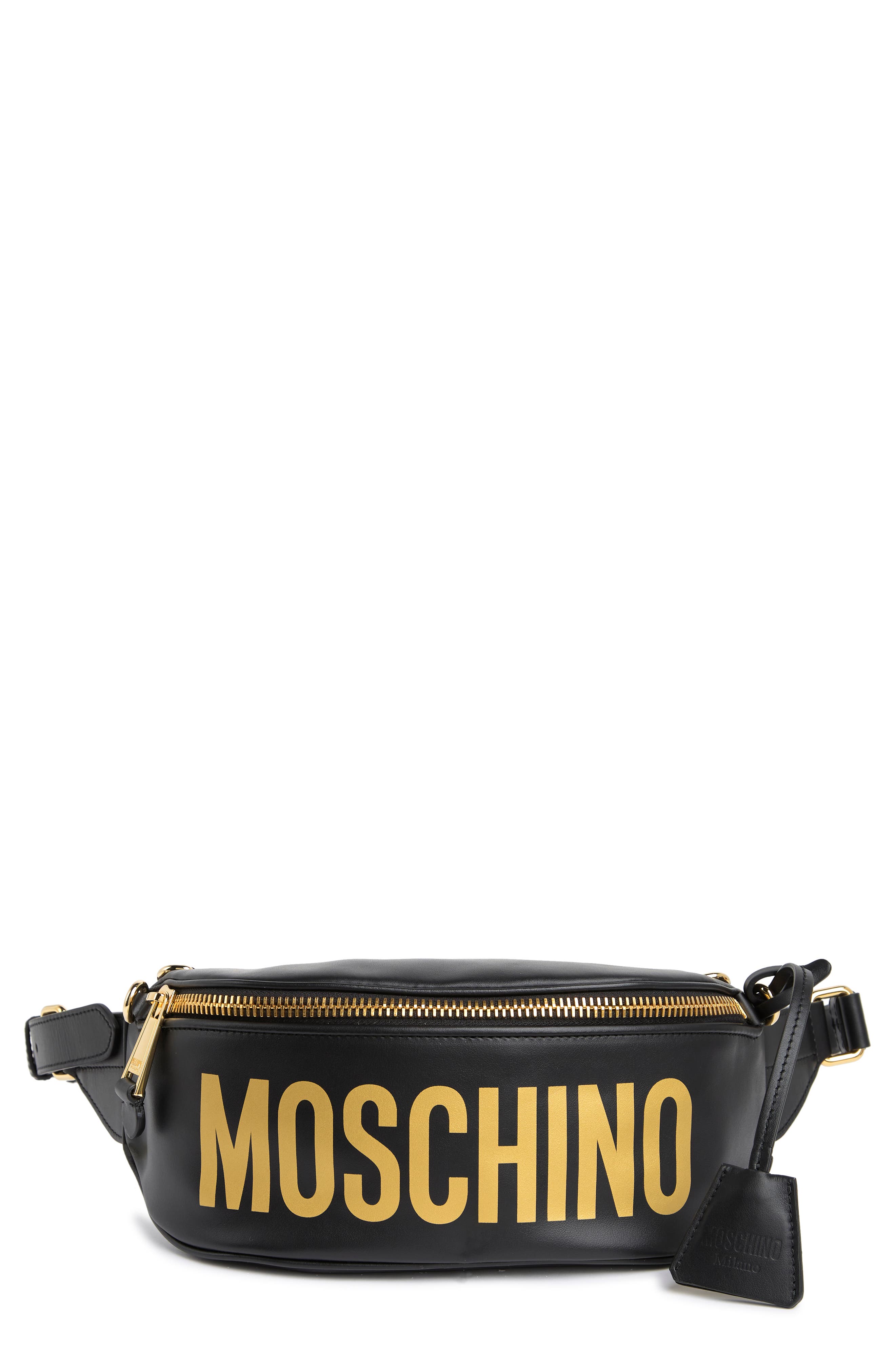 Moschino Logo Leather Belt Bag | Nordstromrack