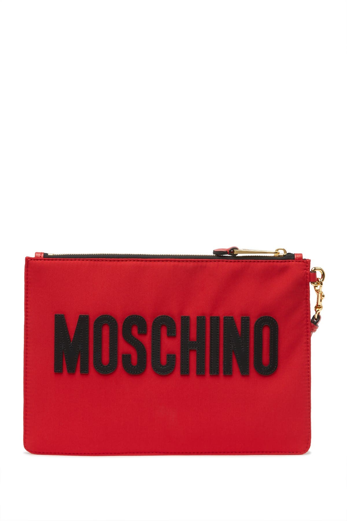 Moschino Teddy Bear Logo Wristlet Pouch | Nordstromrack