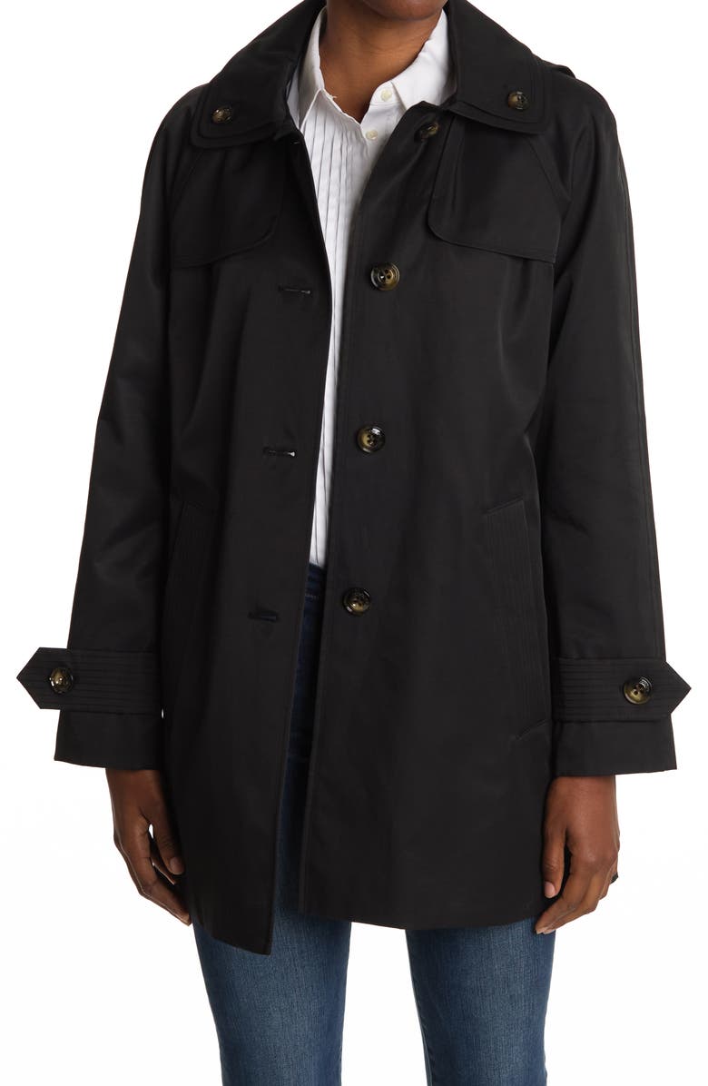 London Fog Button Front Trench Coat | Nordstromrack