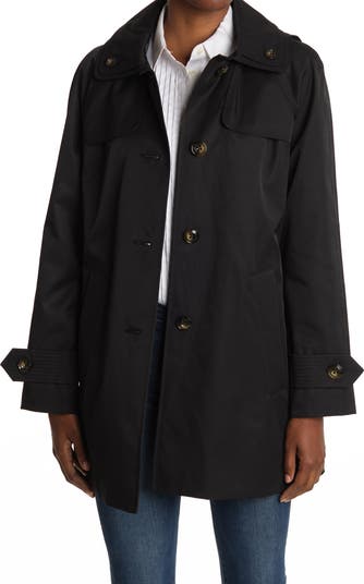 London Fog Button Front Trench Coat | Nordstromrack