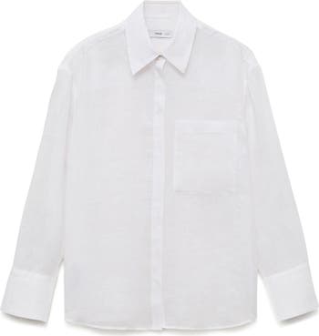 MANGO Chest Pocket Shirt | Nordstrom