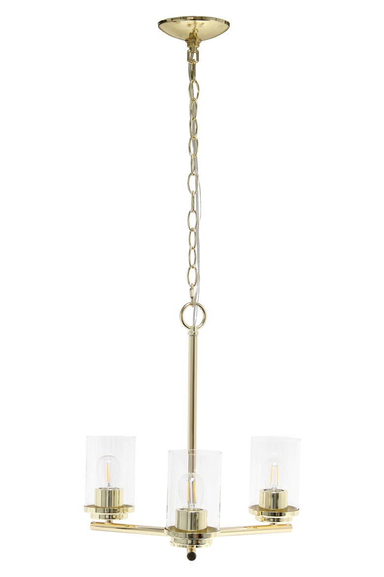 Three Light Glass Shade Flush Mount Pendant Light | Nordstromrack