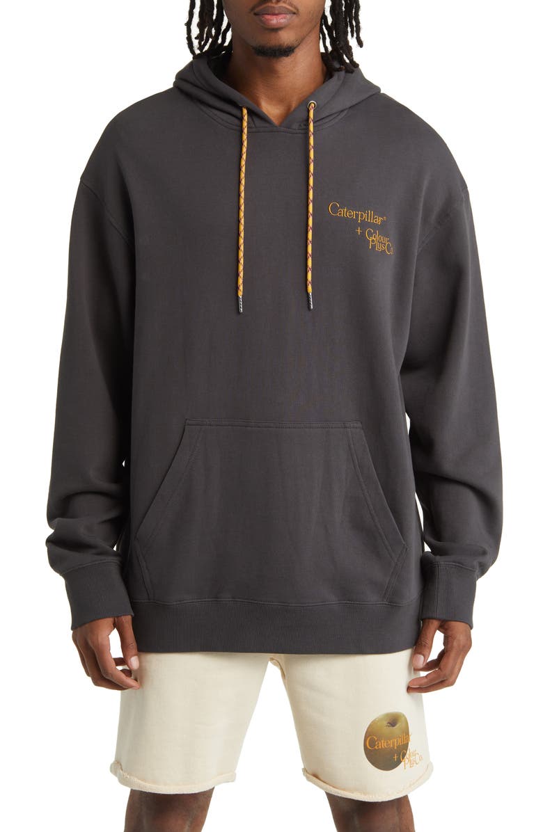 CAT WWR Embroidered Logo Cotton Hoodie | Nordstromrack