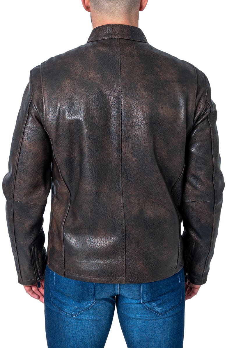 Maceoo Union Brown Leather Jacket | Nordstromrack