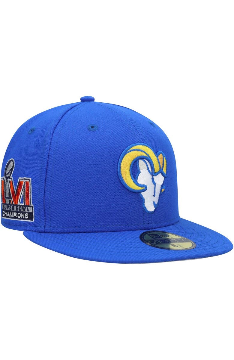 New Era Men's New Era Royal/Black Los Angeles Rams Super Bowl LVI ...