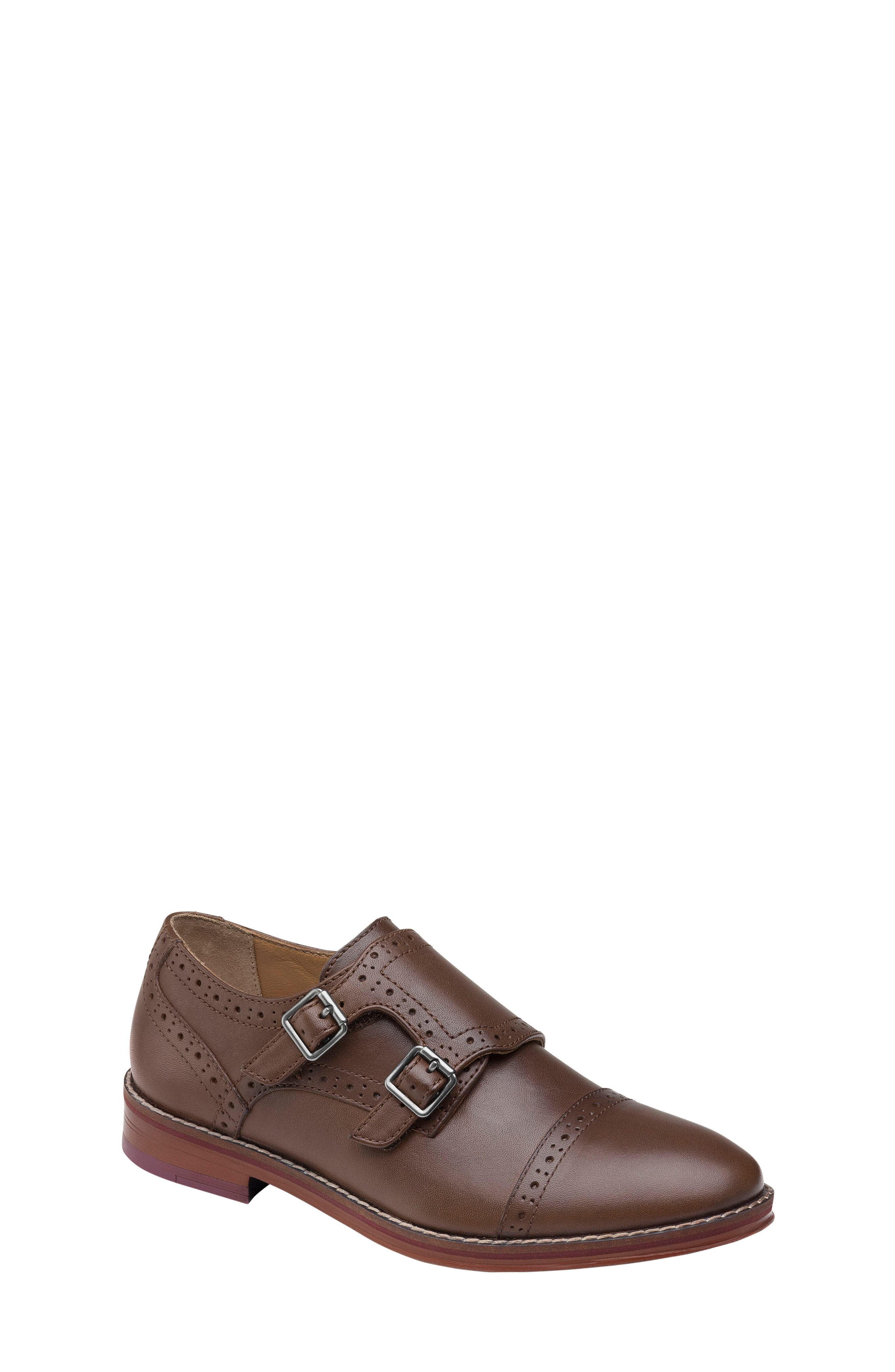 Johnston & Murphy Kids' Conard Double Monk Strap Shoe | Nordstromrack