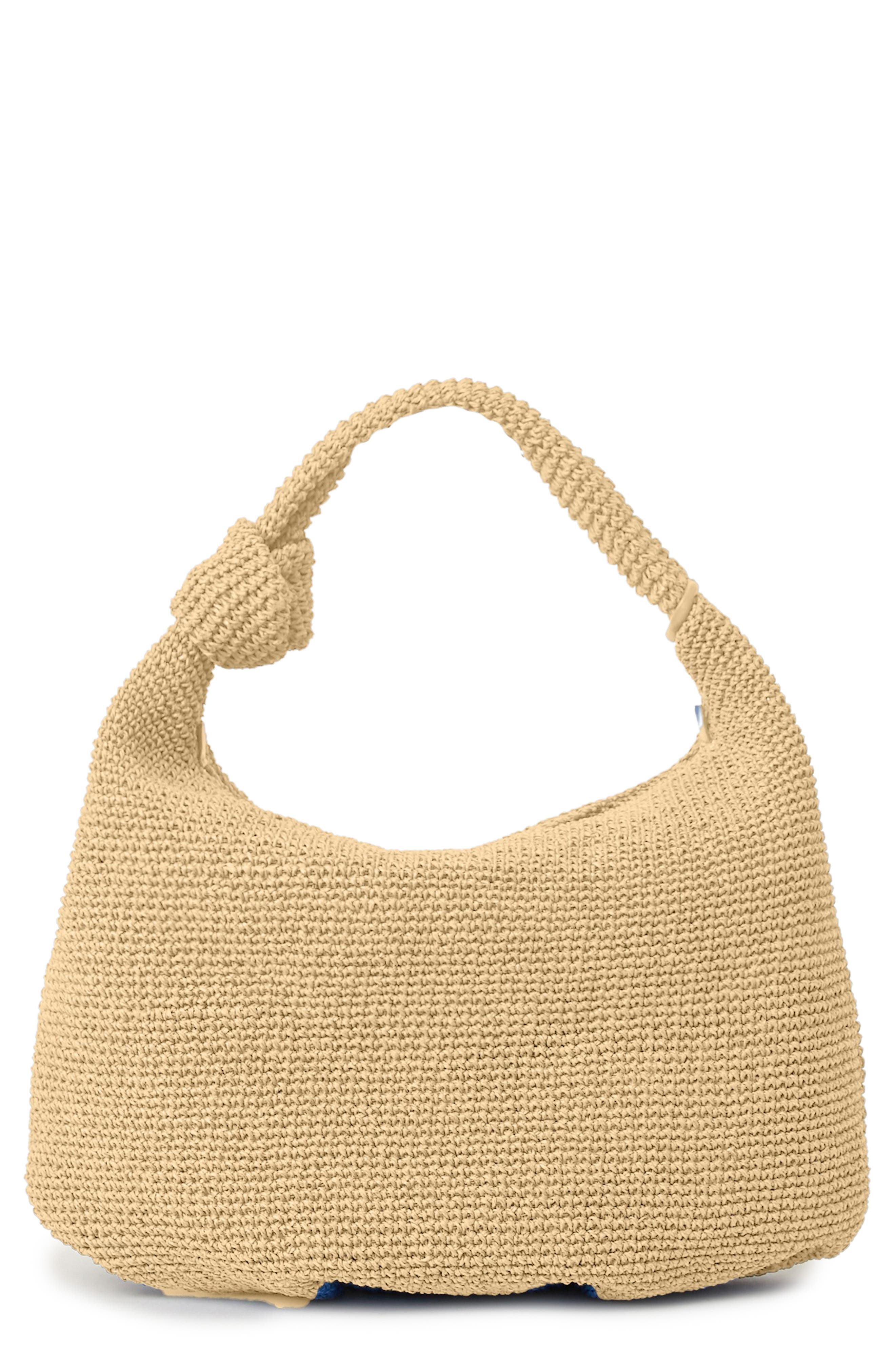 BTB Los Angeles Lucia Large Raffia Hobo Bag | Nordstromrack