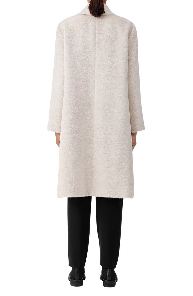 Eileen Fisher Shawl Collar Alpaca & Wool Blend Coat | Nordstromrack