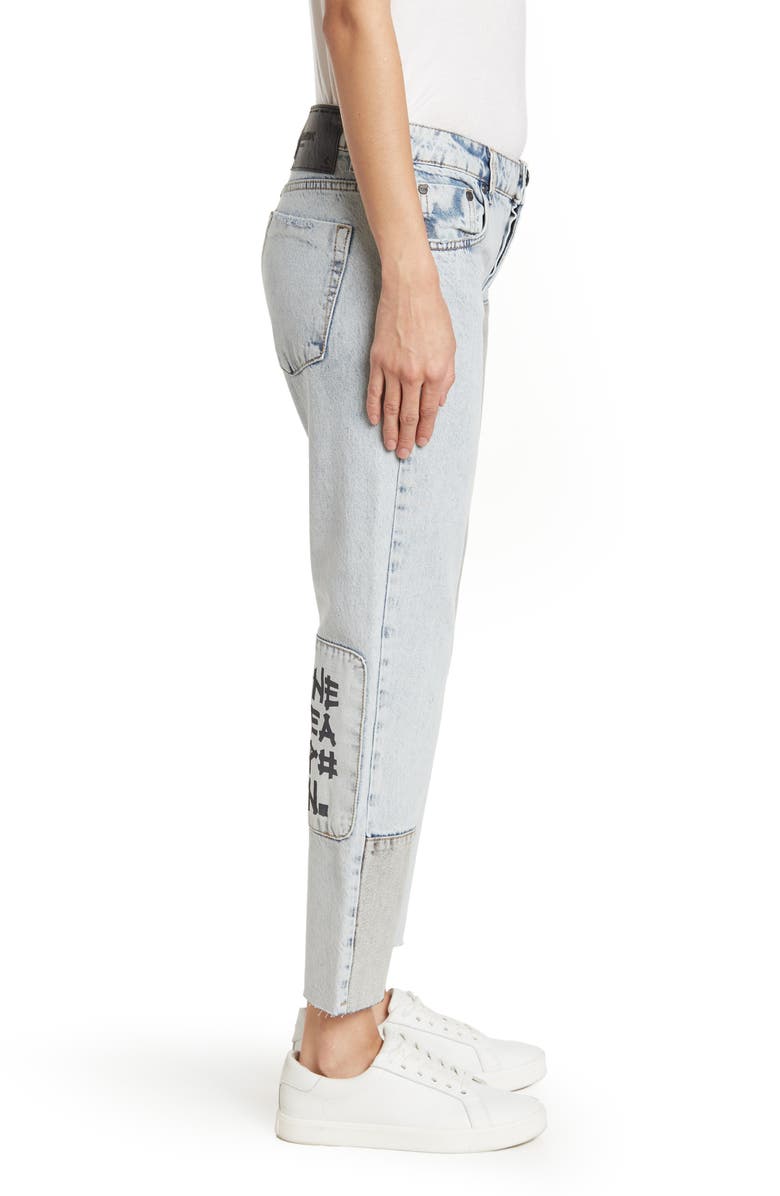 One Teaspoon Graffiti Raw Hem Jeans | Nordstromrack