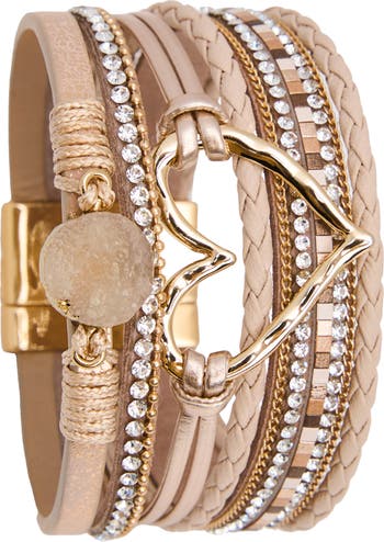 SAACHI Multi Strand Wrap Bracelet | Nordstromrack