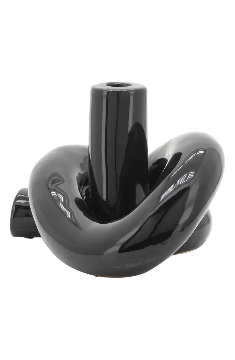 SAGEBROOK HOME Ceramic 6-Inch Loopy Candle Holder | Nordstromrack