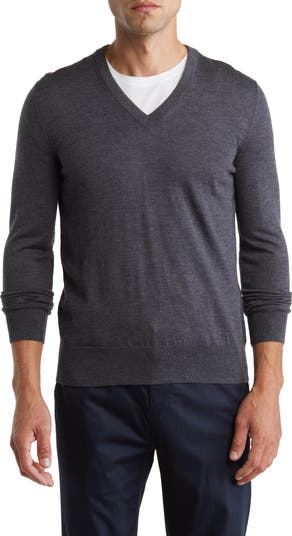Brooks Brothers Merino Wool V-Neck Sweater | Nordstromrack