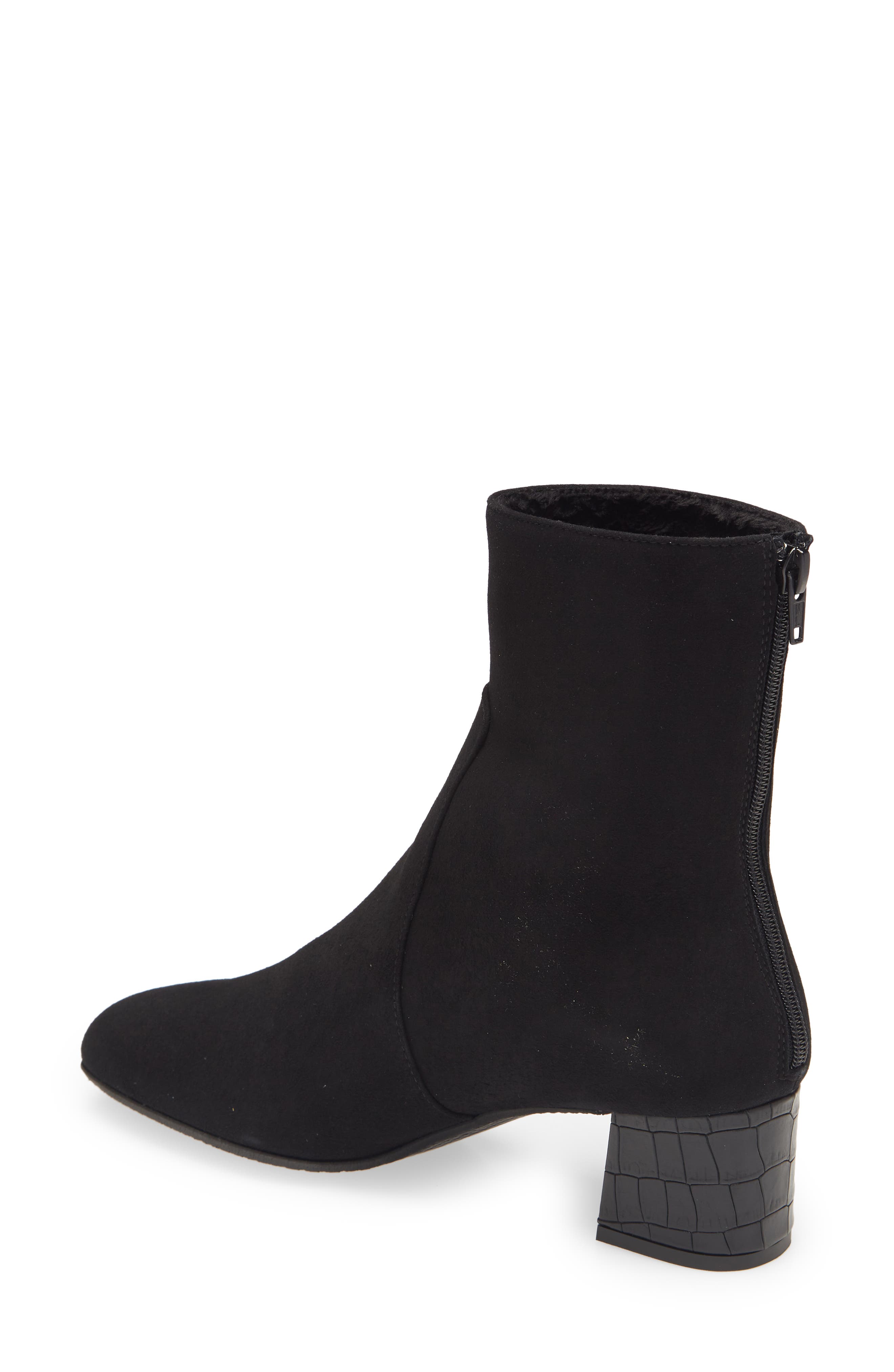 Ron White Odelia Suede Square Toe Bootie (Women) | Nordstromrack