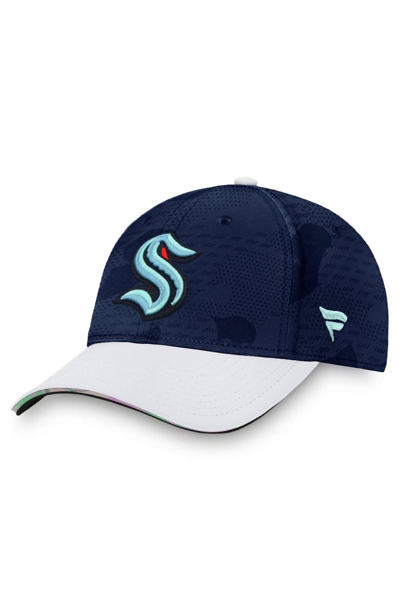 FANATICS Men's Fanatics Deep Sea Blue/White Seattle Kraken Authentic ...