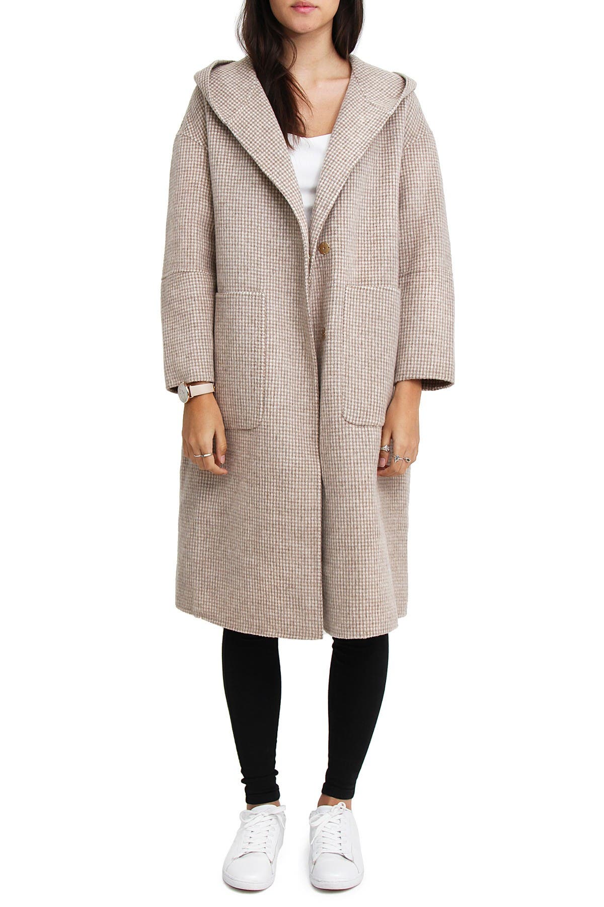 Belle & Bloom BELLE AND BLOOM Walk This Way Wool Blend Coat | Nordstromrack