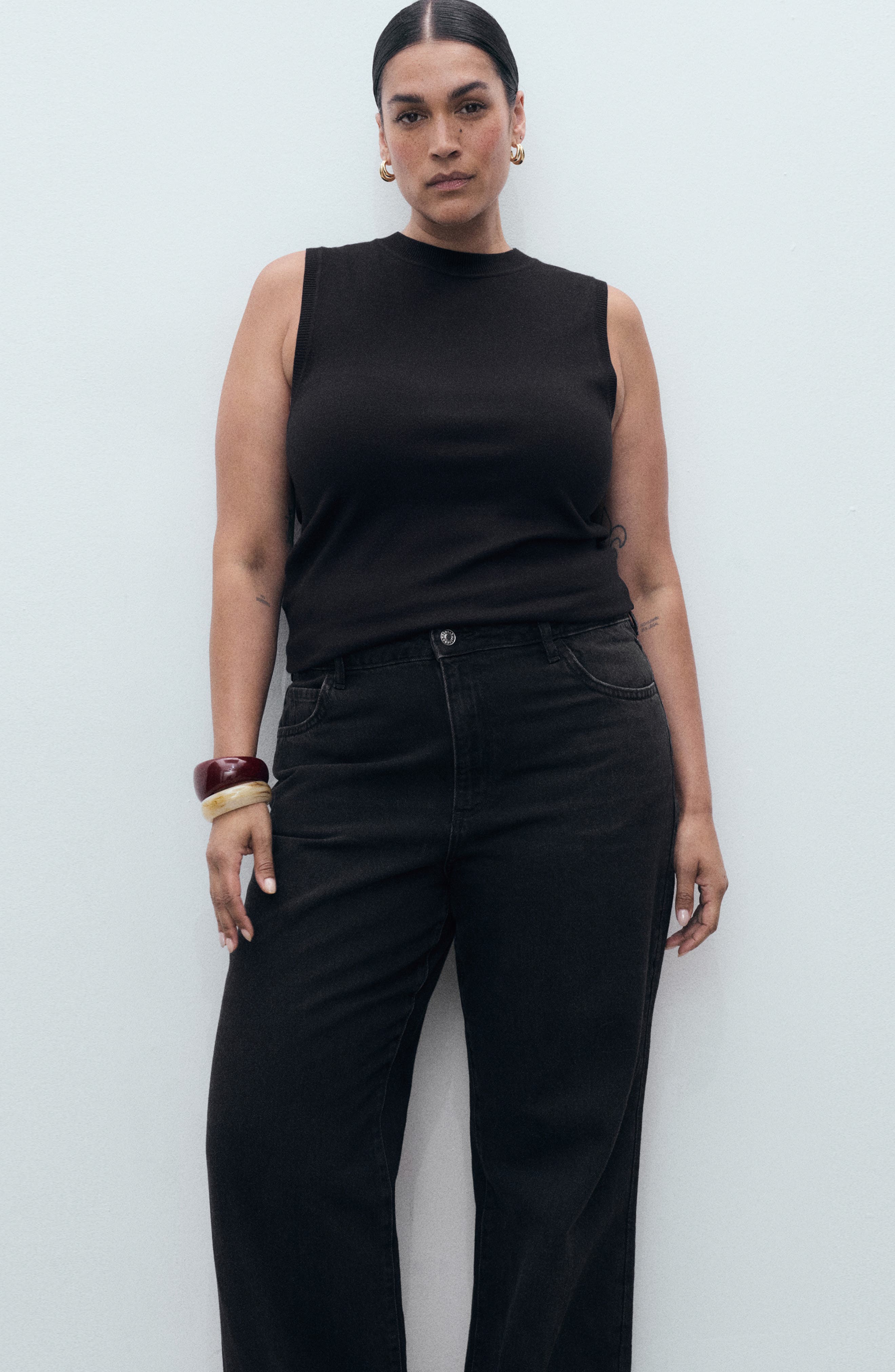 MANGO Danila High Waist Wide Leg Jeans | Nordstrom