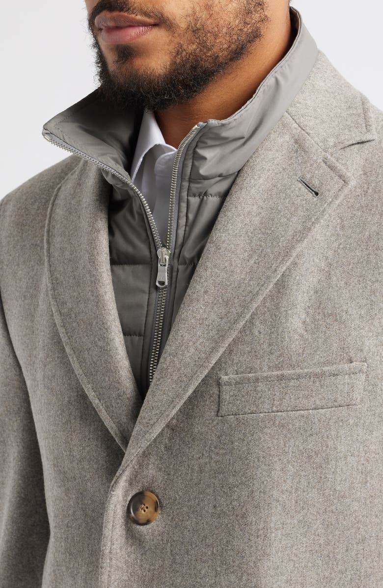 Jack Victor Delroy Wool Topcoat with Removable Bib | Nordstromrack