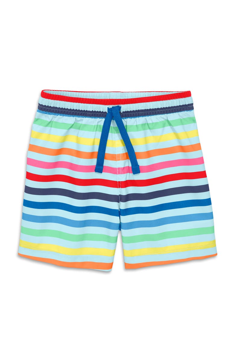 Primary Swim Trunk In Rainbow Sky Stripe | Nordstrom