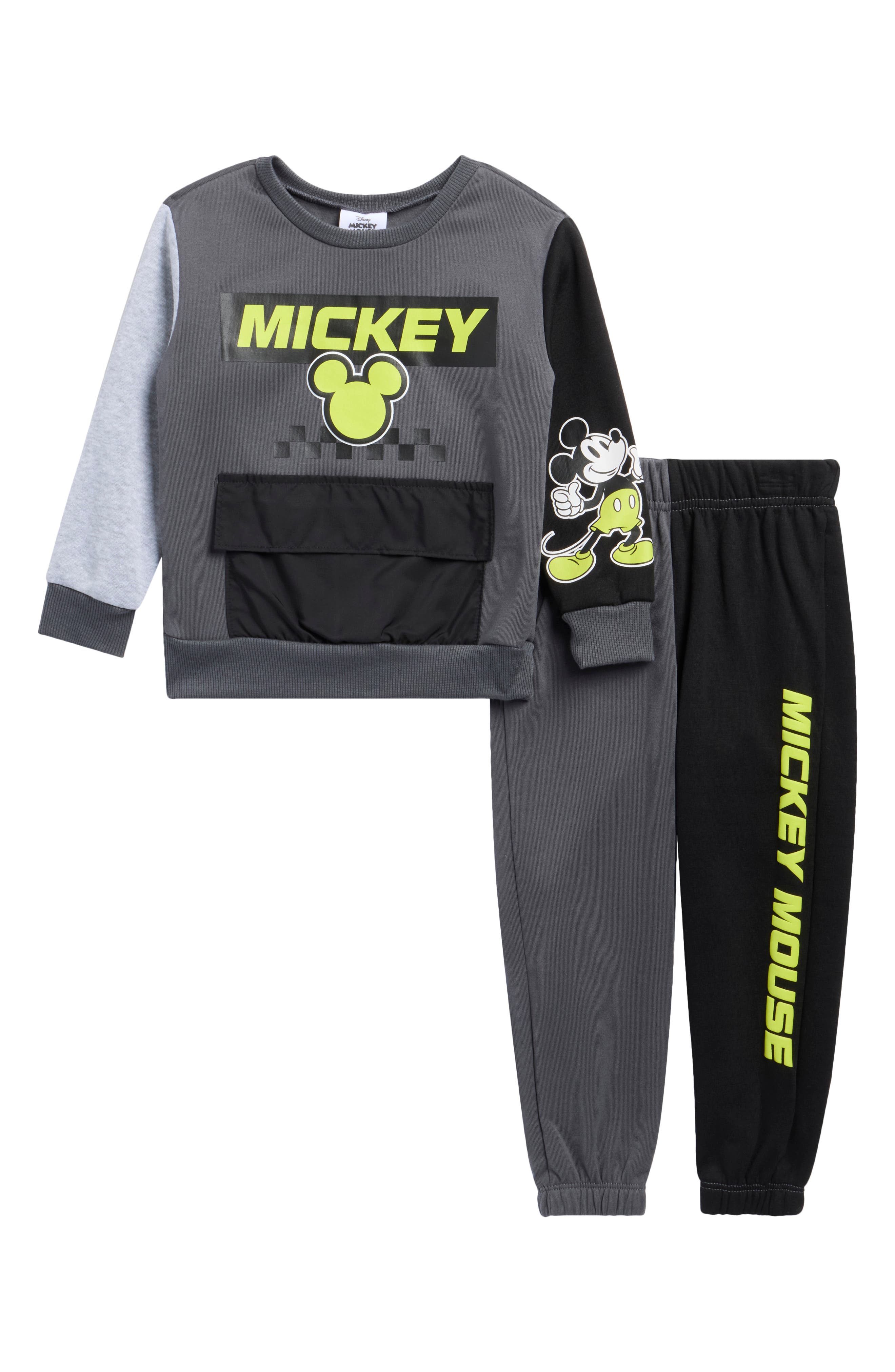 Happy Threads Kids' Mickey Mouse Pullover & Joggers Set | Nordstromrack
