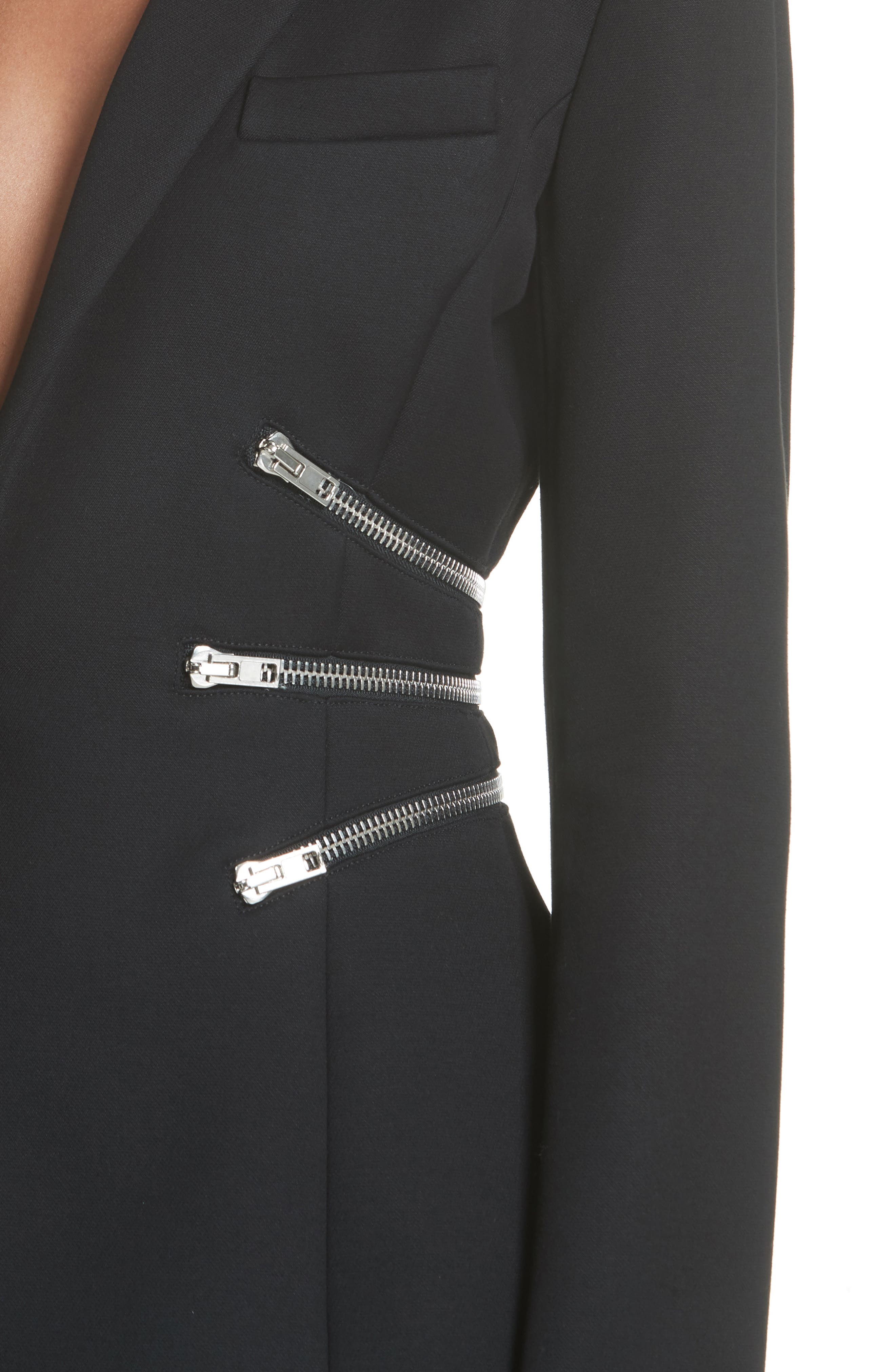 Alexander Wang Zipper Waist Blazer | Nordstrom