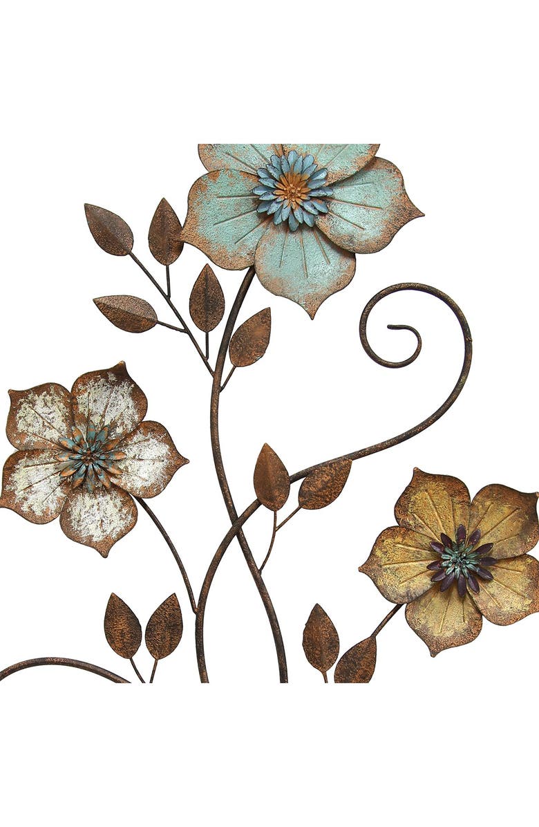STRATTON HOME DECOR Multi Tricolor Flower Wall Decor | Nordstromrack