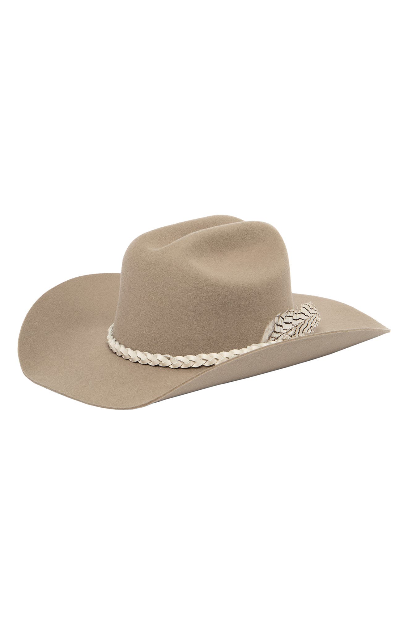 San Diego Hat Oatmilk Cattleman Wool Cowboy Hat | Nordstromrack