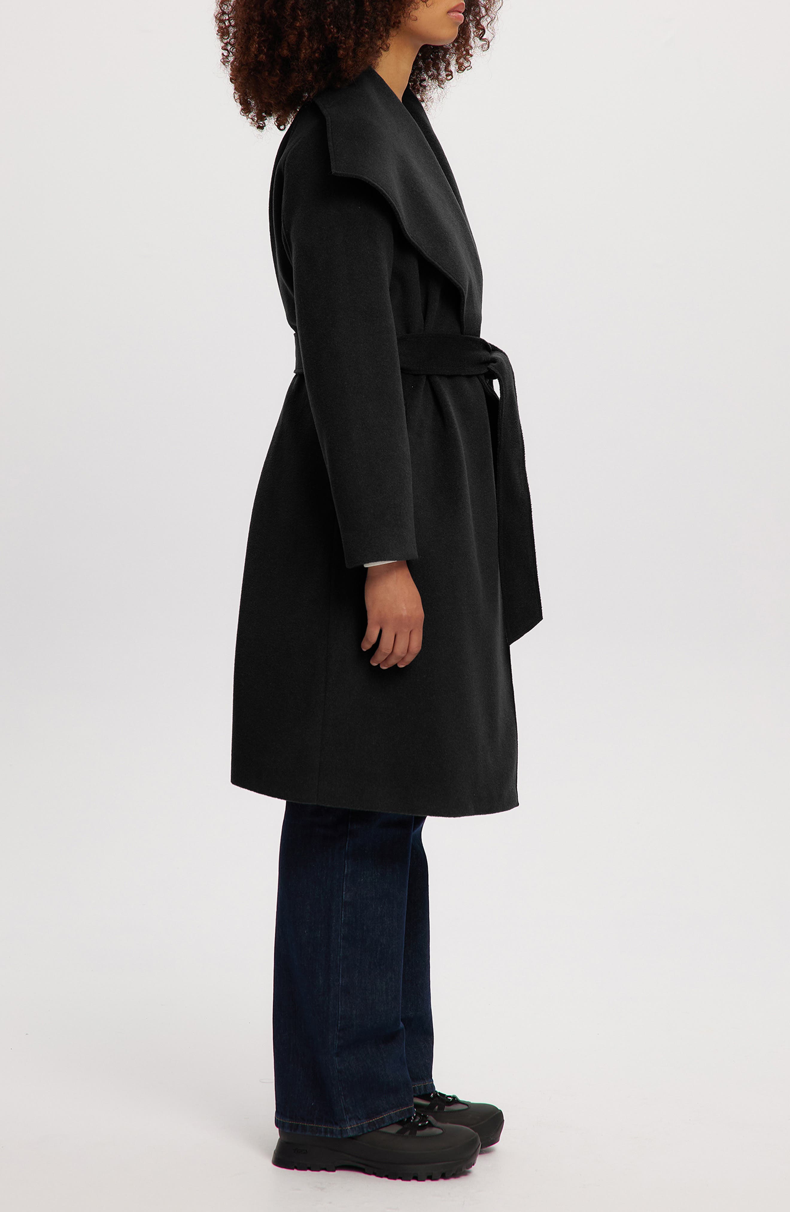 Noize Lena Belted Wrap Coat | Nordstromrack