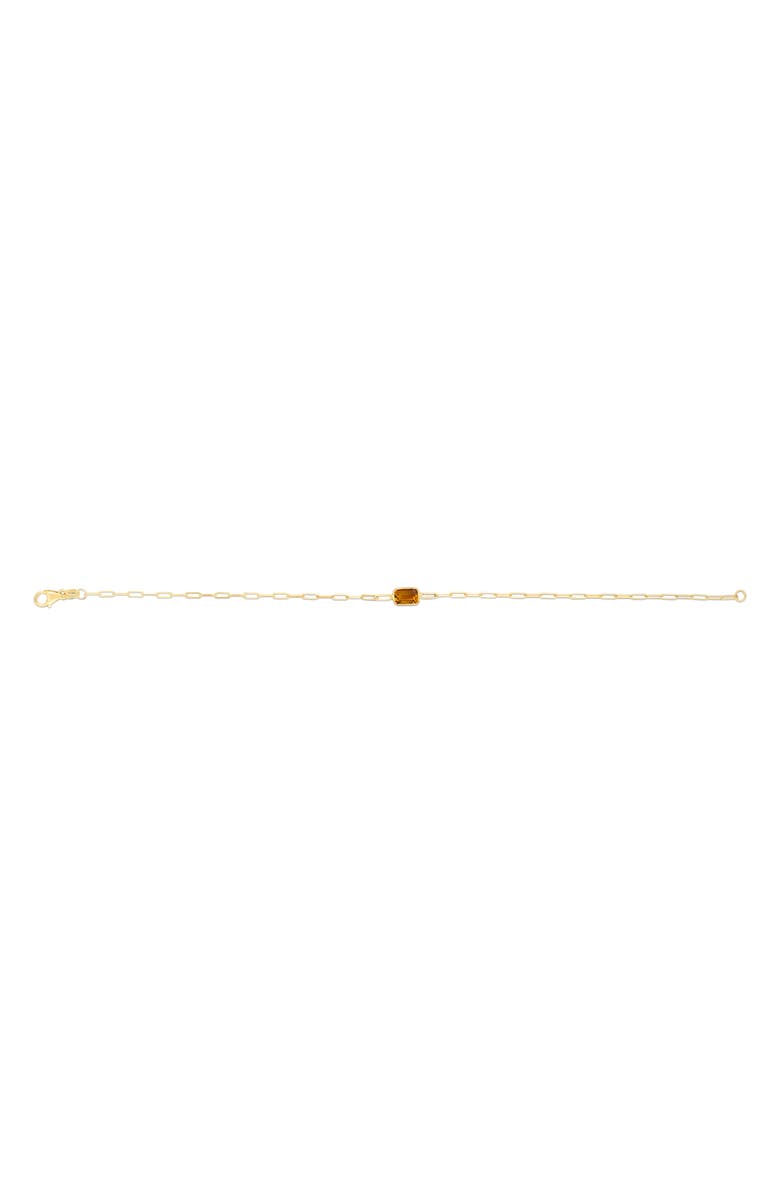 KARAT RUSH 14K Yellow Gold Paperclip Chain Bracelet | Nordstromrack