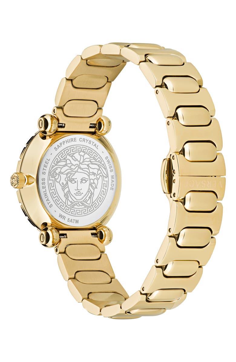 Versace Greca Twist Bracelet Watch, 35mm | Nordstromrack