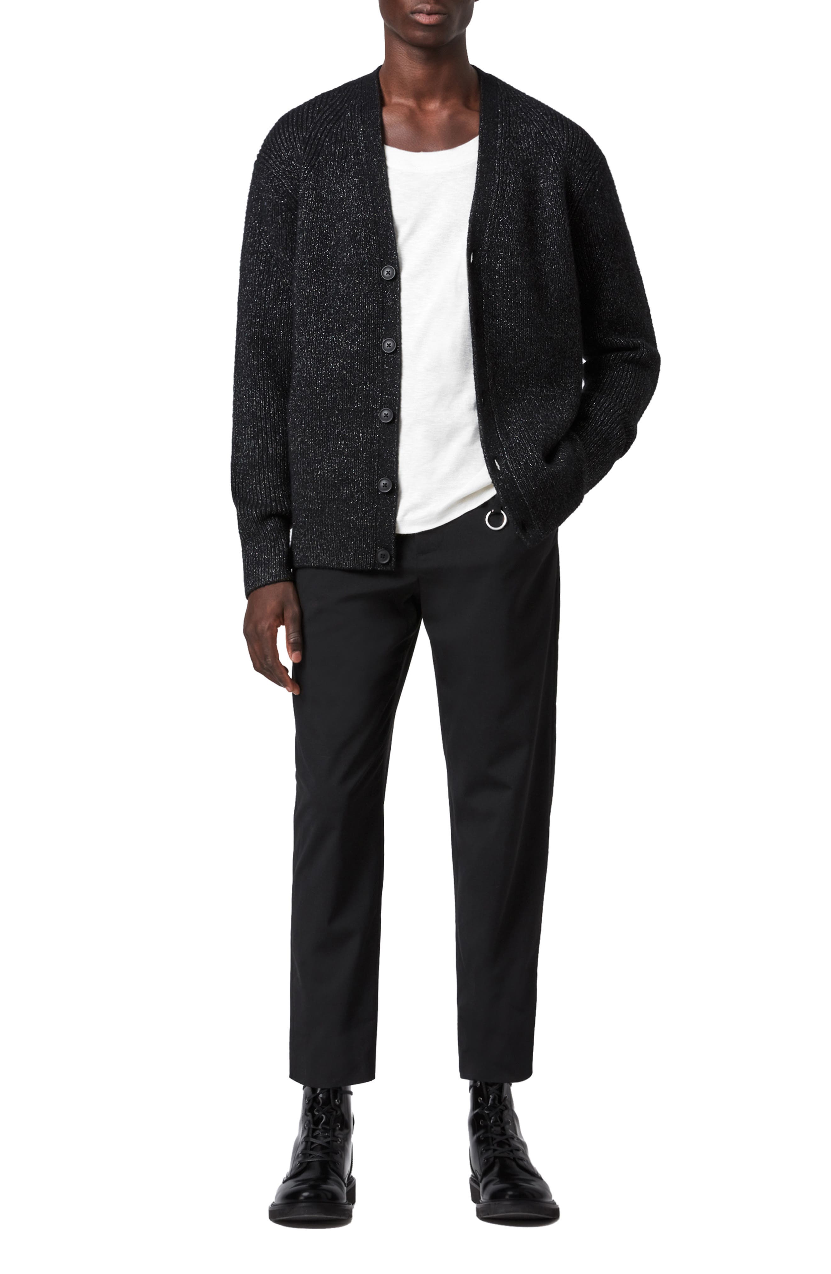AllSaints Cosmic Wool Blend Cardigan | Nordstrom