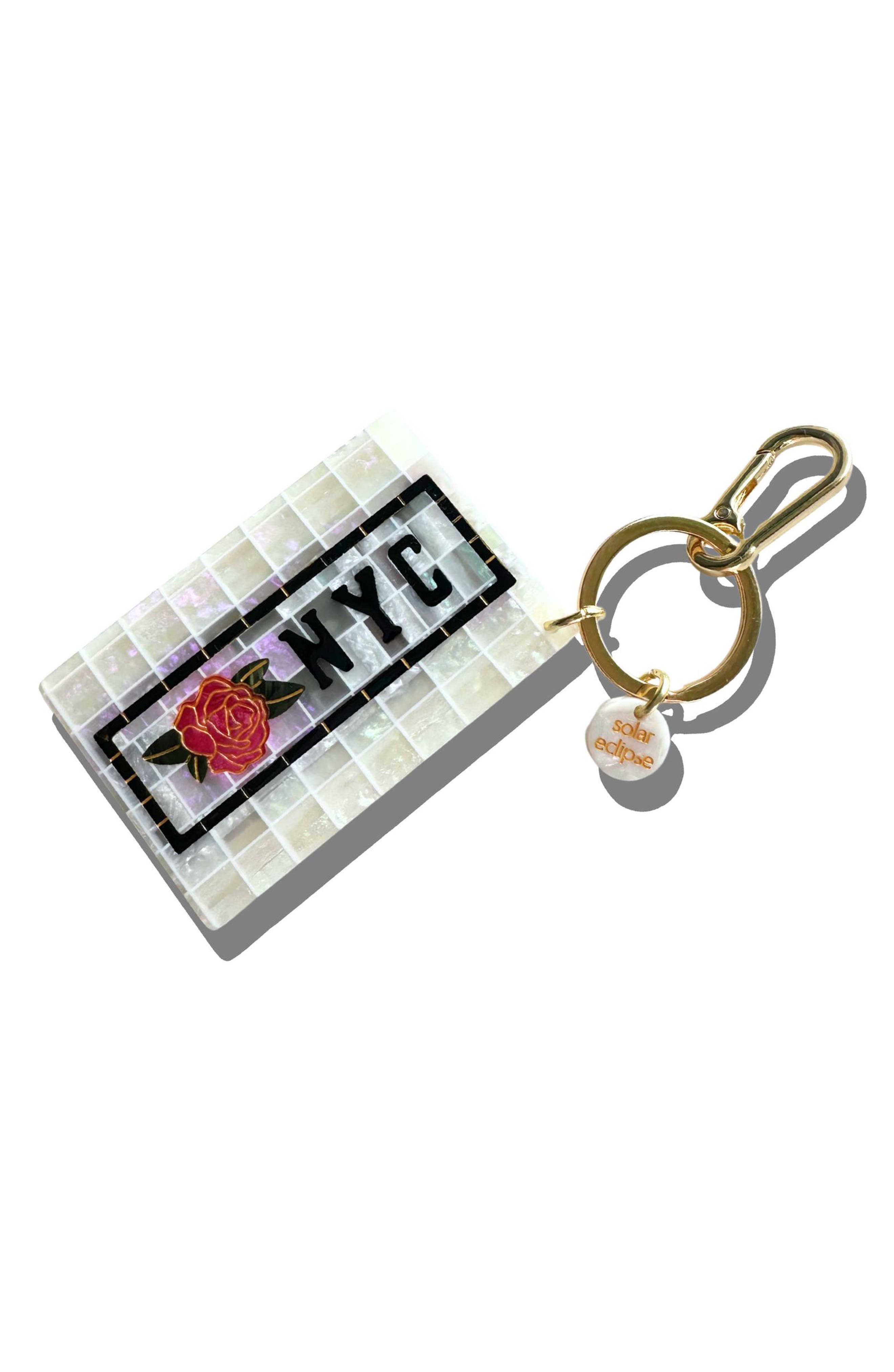 Solar Eclipse NYC Subway Key Chain | Nordstrom