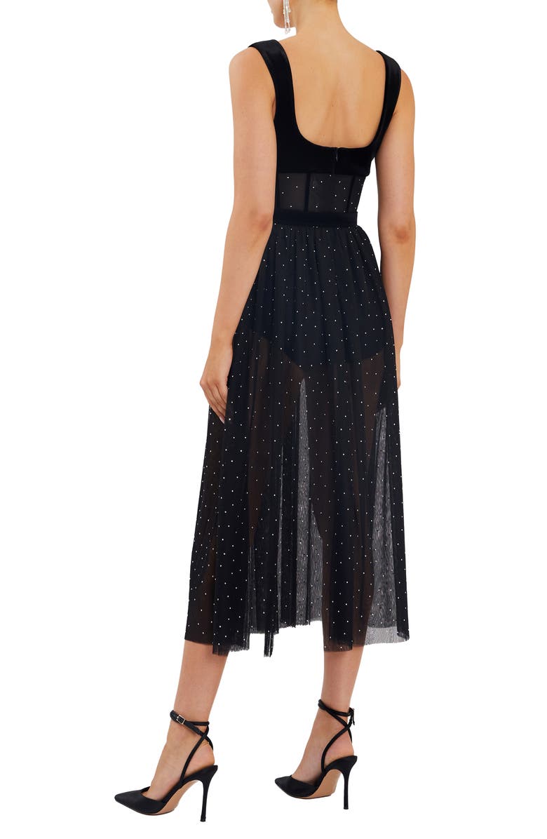 Rebecca Vallance Lilah Diamante Midi Dress | Nordstromrack