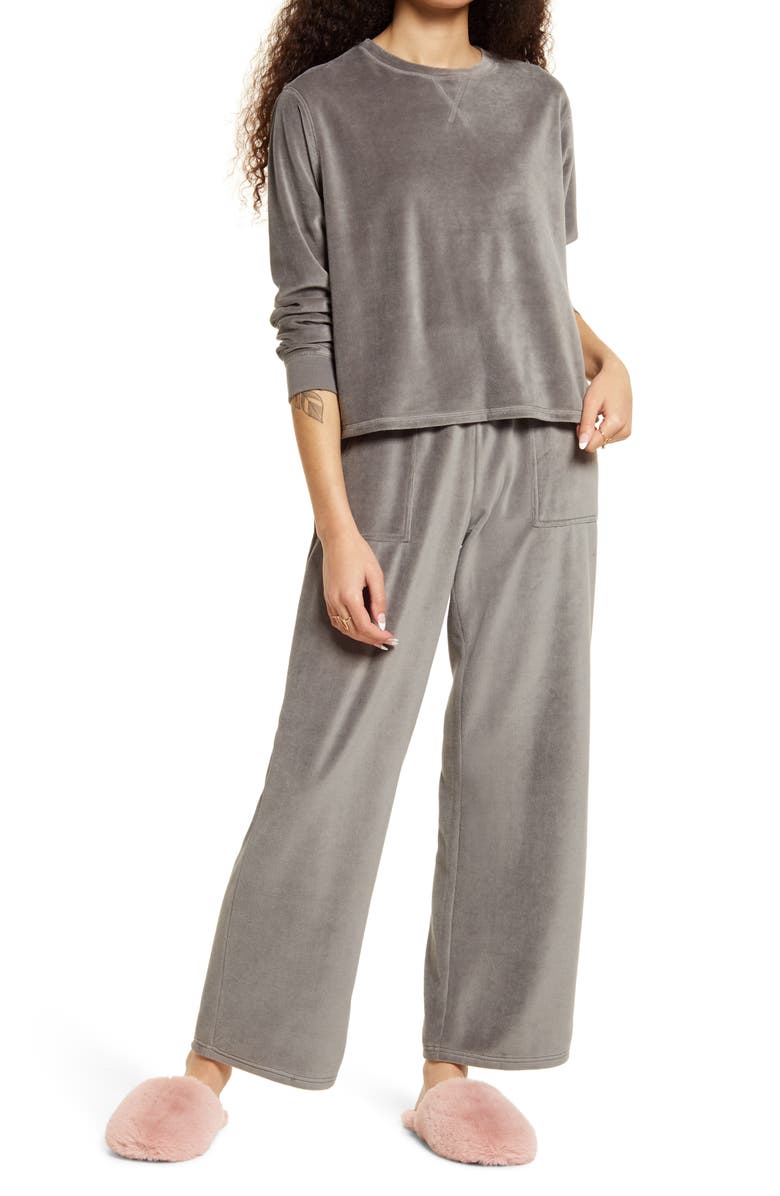 BP. Velour Wide Leg Pants | Nordstromrack