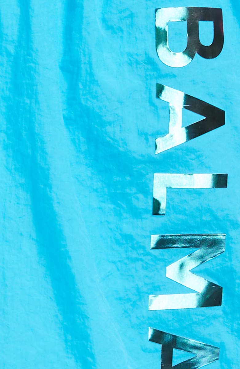 Balmain Kids' Iridescent Logo Swim Trunks | Nordstrom