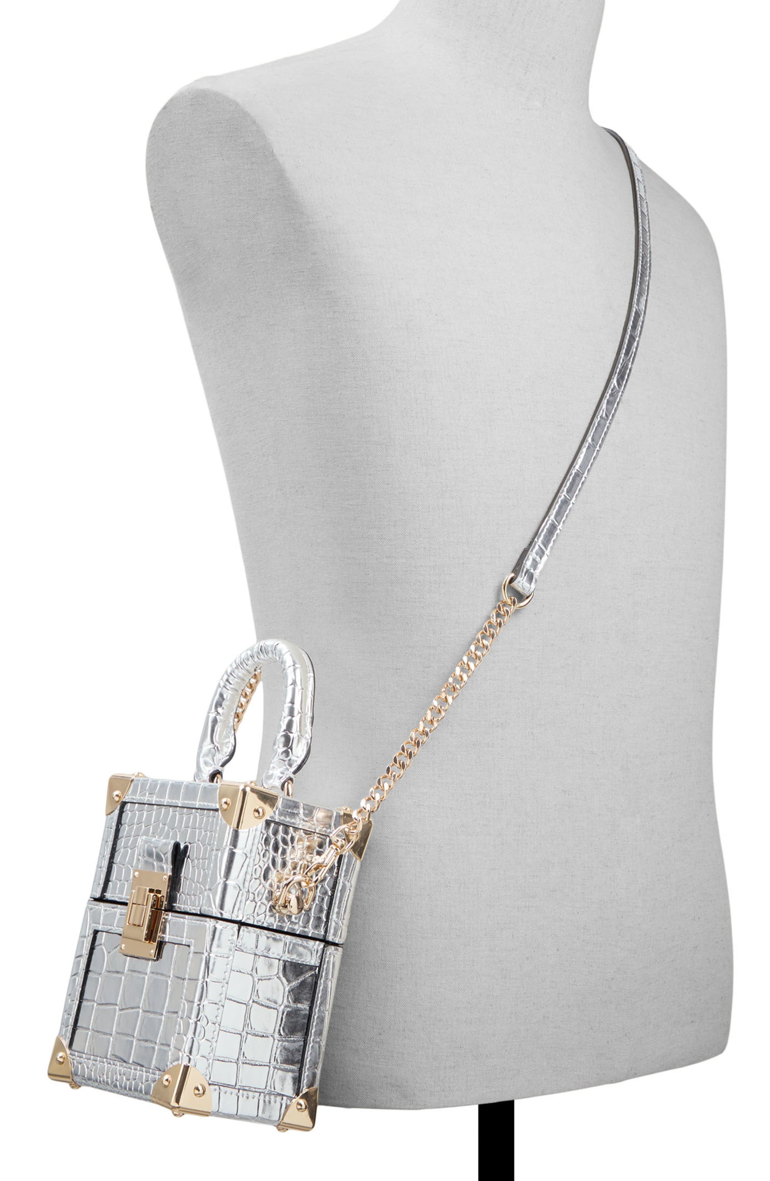 ALDO Zephyrinex Croc Embossed Handbag | Nordstrom
