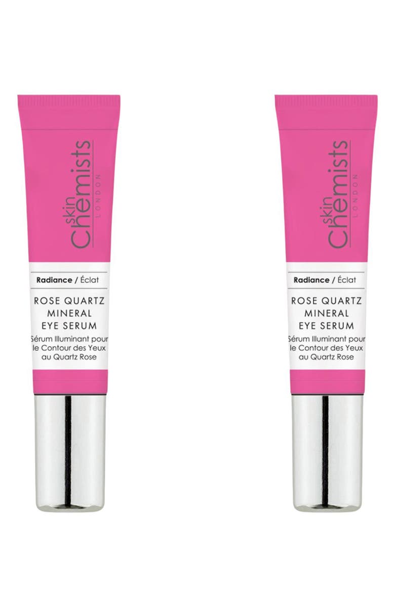 SKINCHEMISTS Rose Quartz Mineral Eye Serum Duo | Nordstromrack